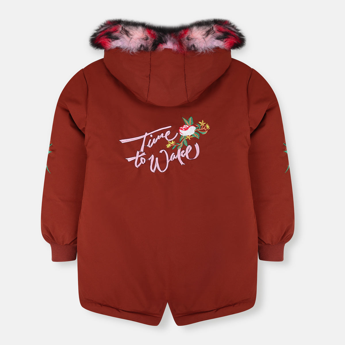 FBG Furr Cap Brick Brown Puffer Jacket 9920 – BrandsXpress